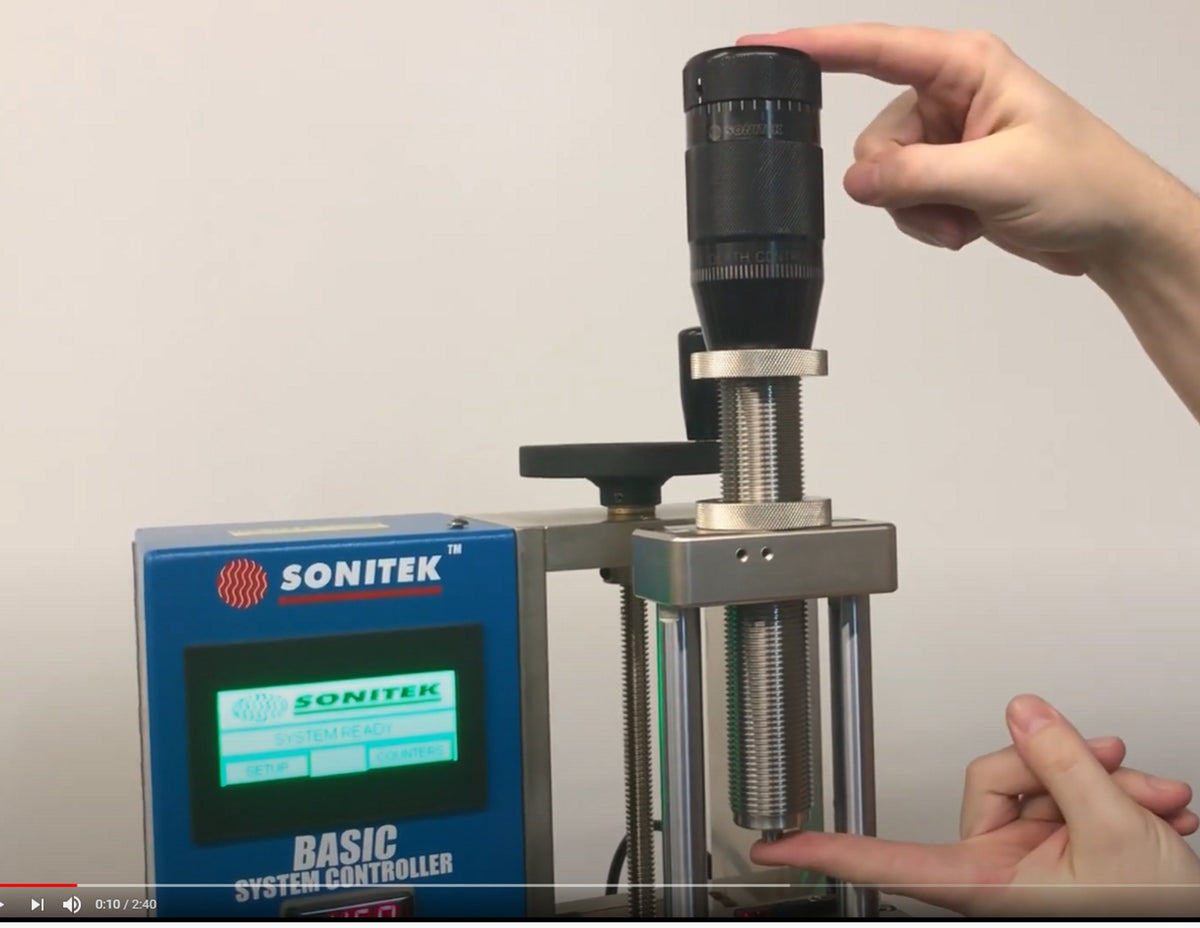 VIDEO: Sonitek VCU Instructions (heat staking process control) – Sonitek Corporation