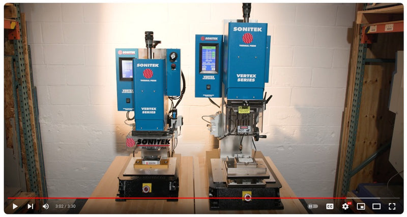 VIDEO: Sonitek Vertex mini/MAX Calibratable Heat Staking System – Sonitek Corporation